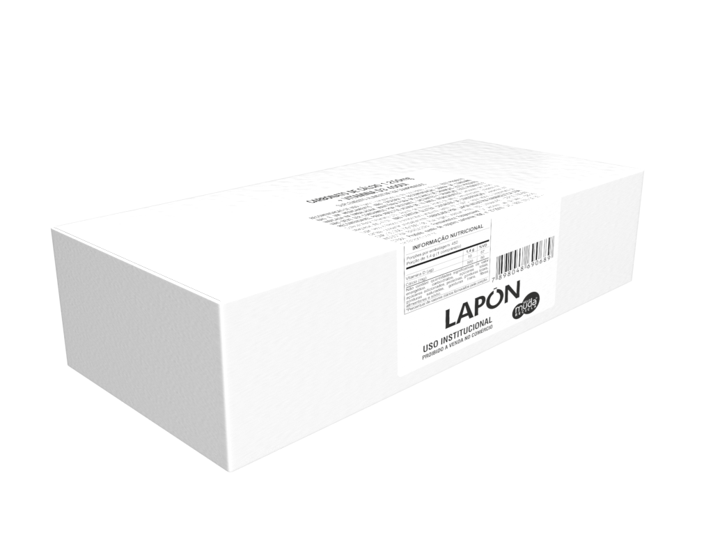 Carbonato de Cálcio 1.250 mg + Vitamina D3 400 UI - Lapon